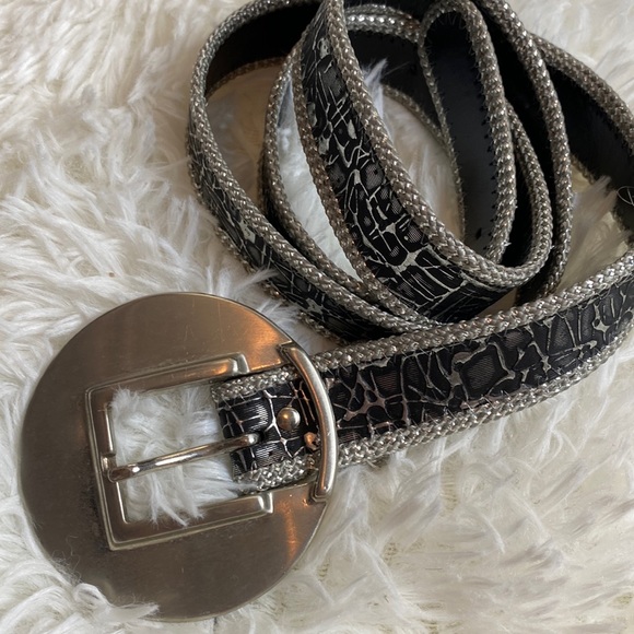 Accessories | Vintage8ssilver Circle Belt Bucklestatement ...